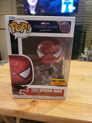 Funko Pop! Vinyl: Marvel - Friendly Neighborhood Metallic Spider-Man ...