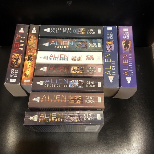 Lot of 11 Gini Koch Katherine "Kitty" Katt (a.k.a Alien) Series Books 1 ...