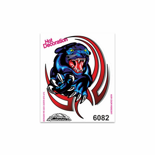 Stickers Panther Tribal 10 X 12 CM | eBay Australia