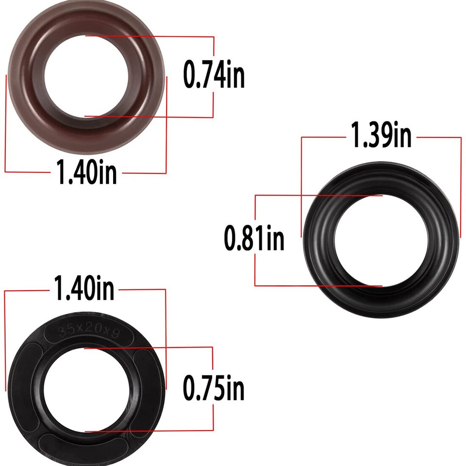 General Pump Replacement Seal Packing Kit K69 for Interpump TS2021 ...