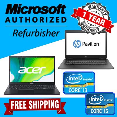 FAST CHEAP Intel Core i3 / i5 LAPTOP - 8GB RAM - WiFi - Windows 10 ...
