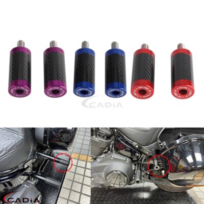 For Harley Softail Touring Road Glide King Crash Bar Slider End ...