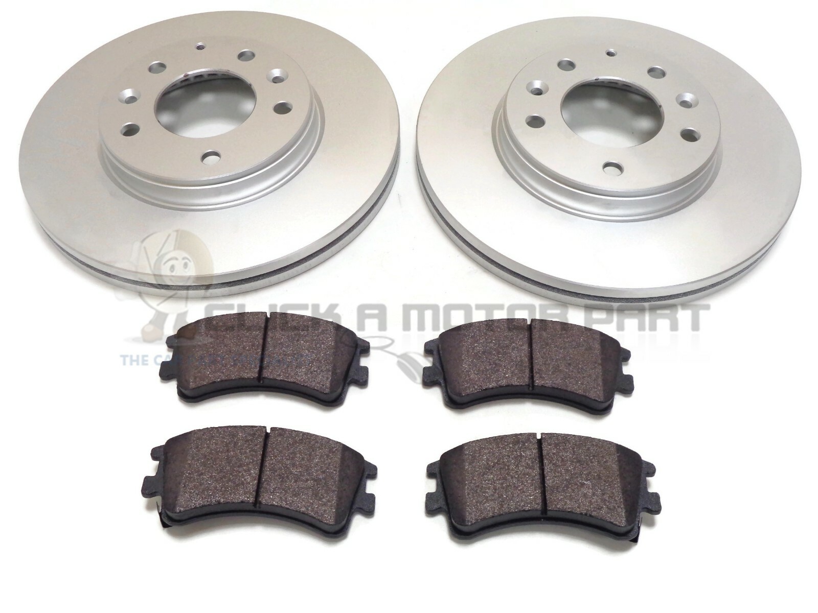 FRONT 2 BRAKE DISCS AND PADS SET NEW FOR MAZDA 6 2.0 2.3 SPORT 2002 ...