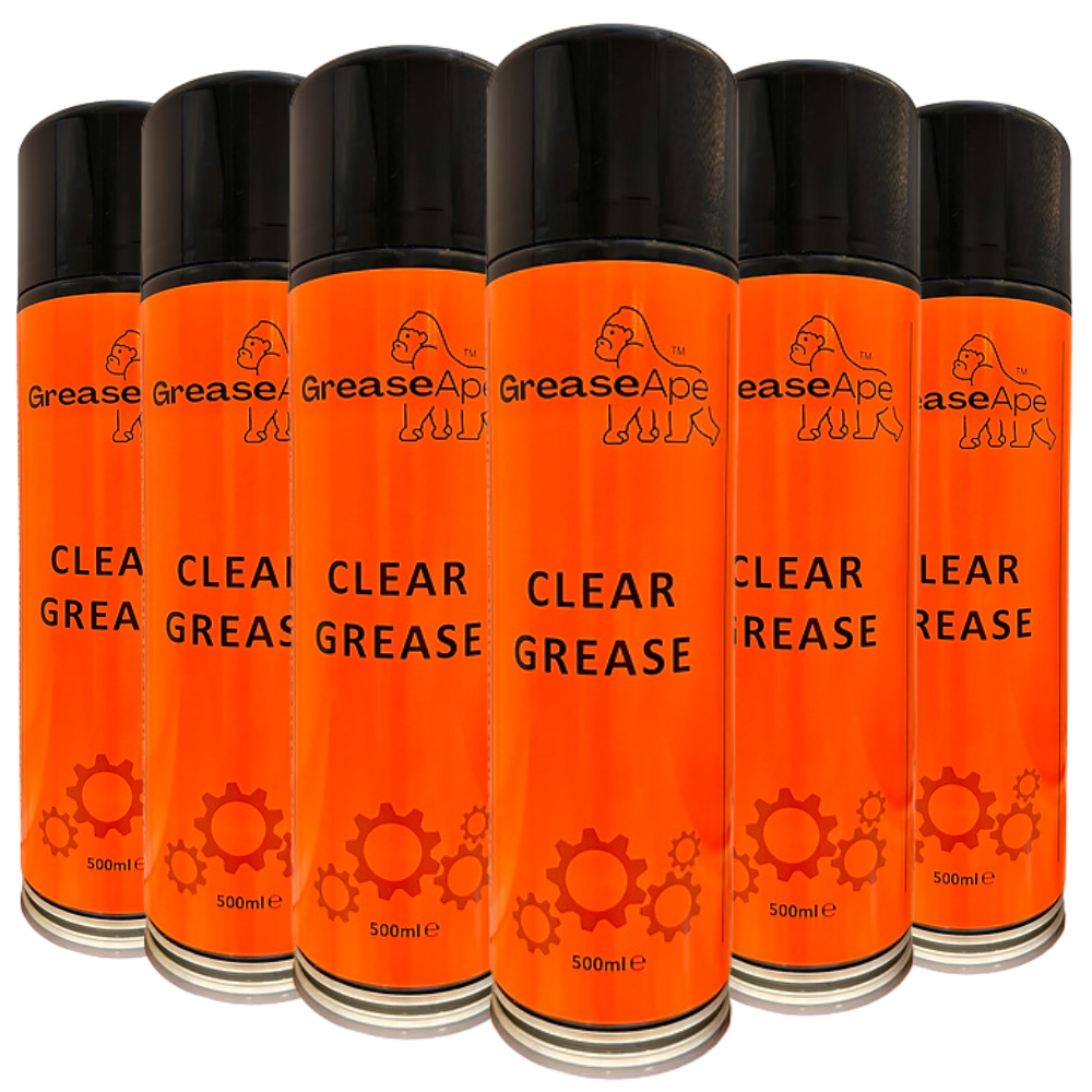 GreaseApe - Clear Grease Spray Lubricant - 500ml Aerosol | eBay UK