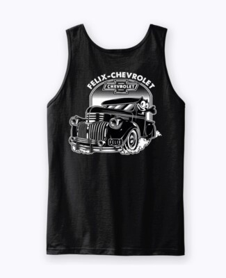 FELIX CHEVROLET FELIX THE CAT 1942 CHEVY LOWRIDER STYLE TANK TOP | eBay