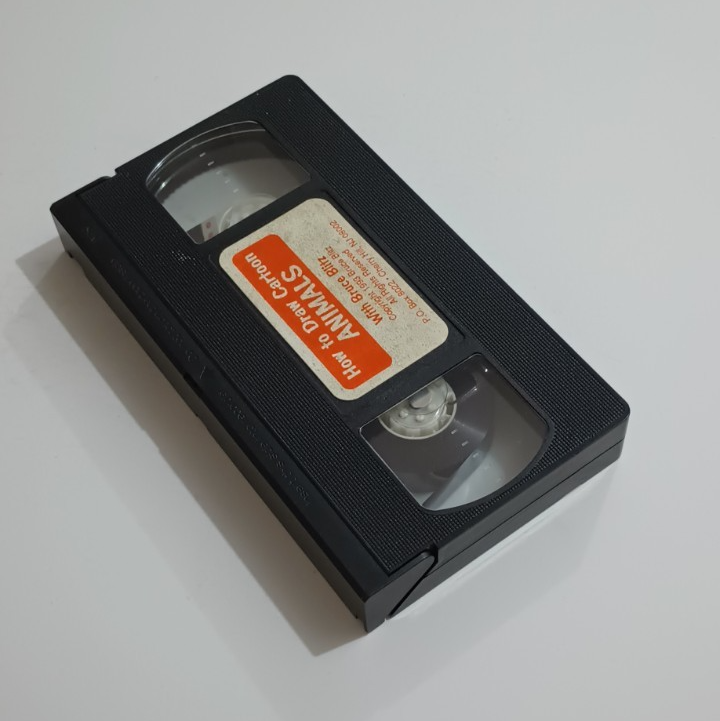 How to Draw Cartoon Animals Bruce Blitz [VHS 1993] EX-LIBRARY | eBay