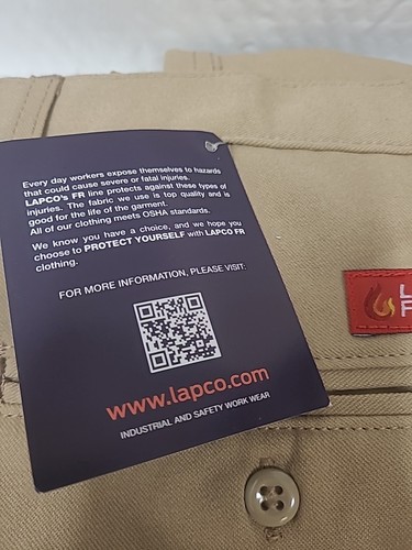 LAPCO FR Work Wear Flame Resistant Cargo Pants 34X36 P-DH6KHCP | eBay