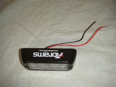 ABRAMS OEM L3 SERIES GRILL LIGHT LG-300-R RED HEAVY DUTY STROBE WARNING ...