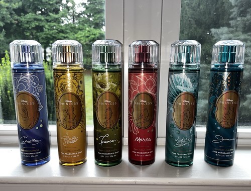 Bath and Body Works Disney Princess Fine Fragrance Mist Collection Set ...