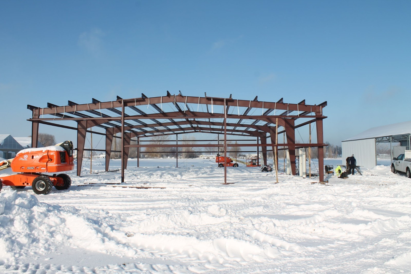 80x175x18 Steel Building Kit | Rigid Frame I-Beam | Commercial Grade | eBay