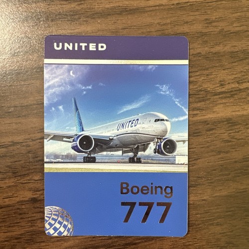 RARE United Airlines Trading Cards Boeing 777, 787 | eBay