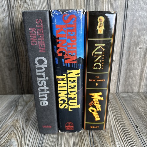Stephen King Hardback Book Lot of 3 Christine Wolves Of The Calla ...