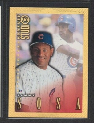1998 STUDIO #44 GOLD EXECUTIVE MEDIA TEST PROMO SAMPLE SAMMY SOSA #XXX ...