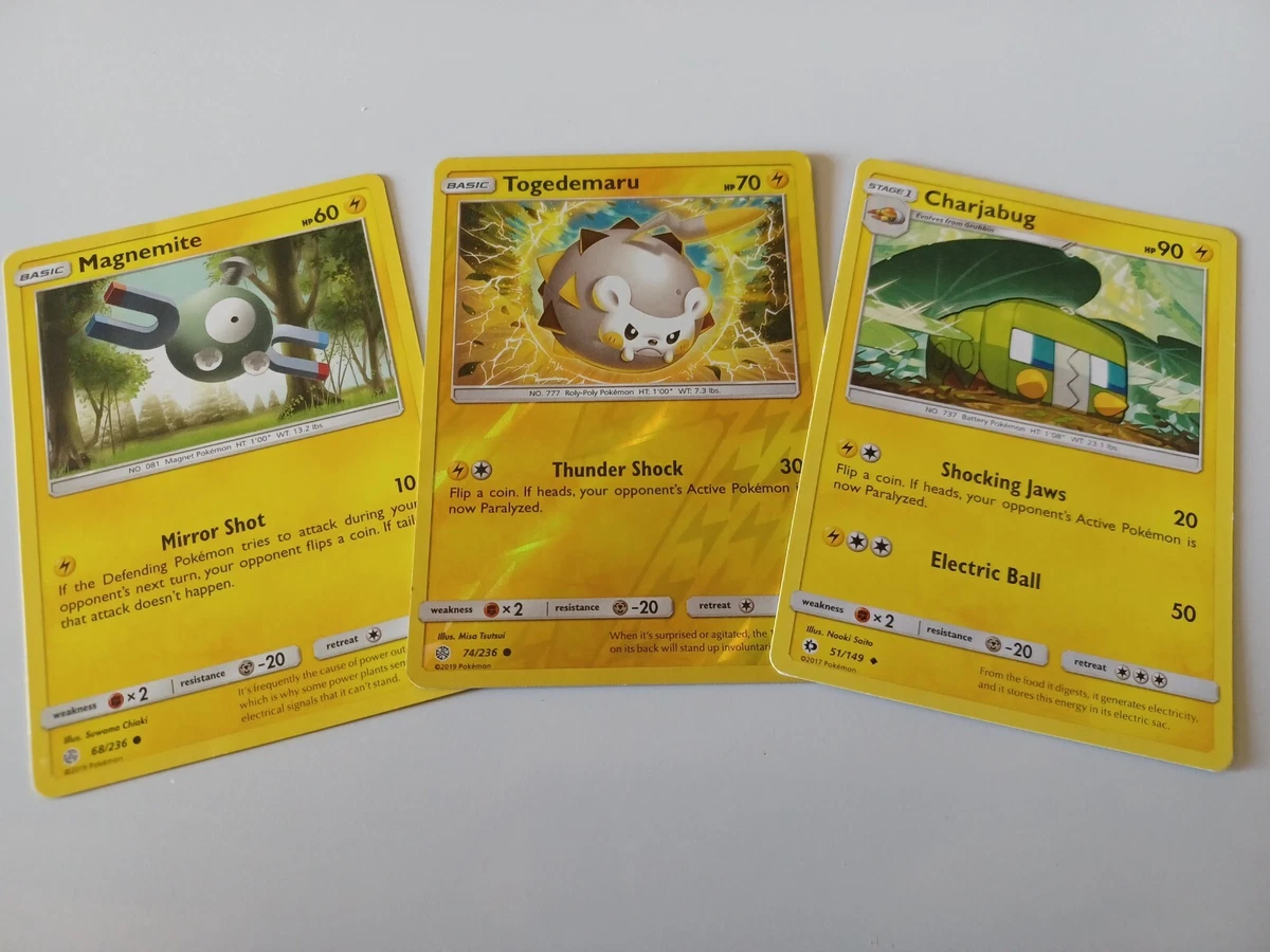 Pokemon Electric Type Cards