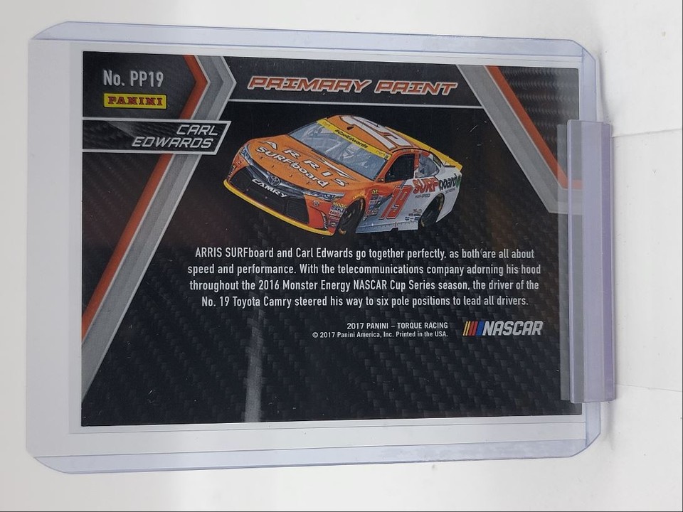 CARL EDWARDS 2017 TORQUE NASCAR CHECKERBOARD PRIMARY PAINT /10 Q1887 | eBay
