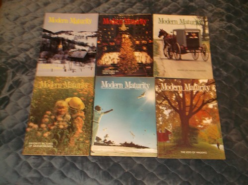 VINTAGE LOT OF 6 Modern Maturity Magazine 1972 AARP LANDSCAPE PHOTOS ...