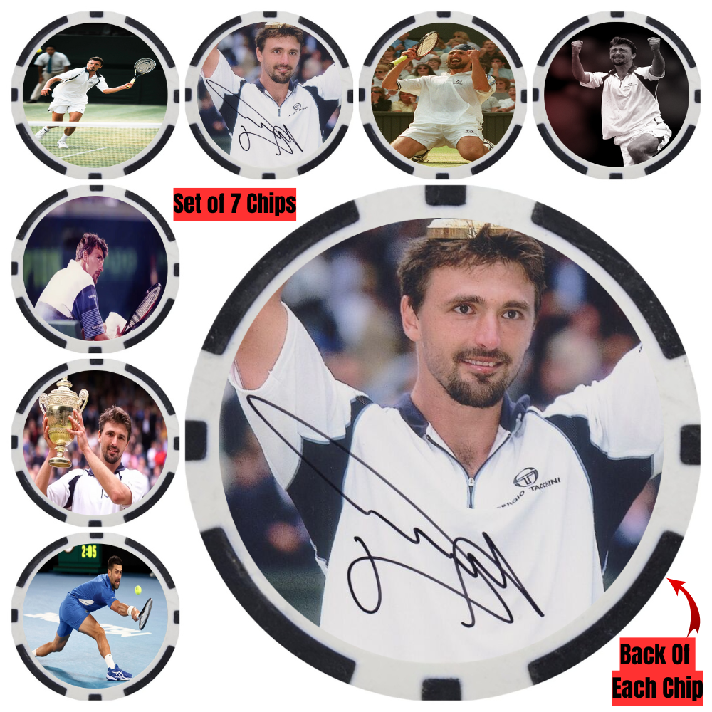 Goran Ivanisevic - Tennis Hall Of Famer - Commemorative Chips (7 ...