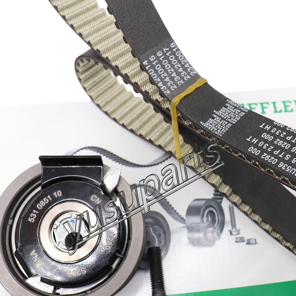 INA Water Pump Timing Belt Tensioner Kit For VW GTI Passat AUDI A4 2.0 ...