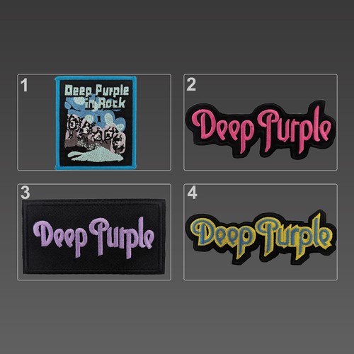 Deep Purple Patches Iron On Embroidered Patches Classic Rock Band | eBay