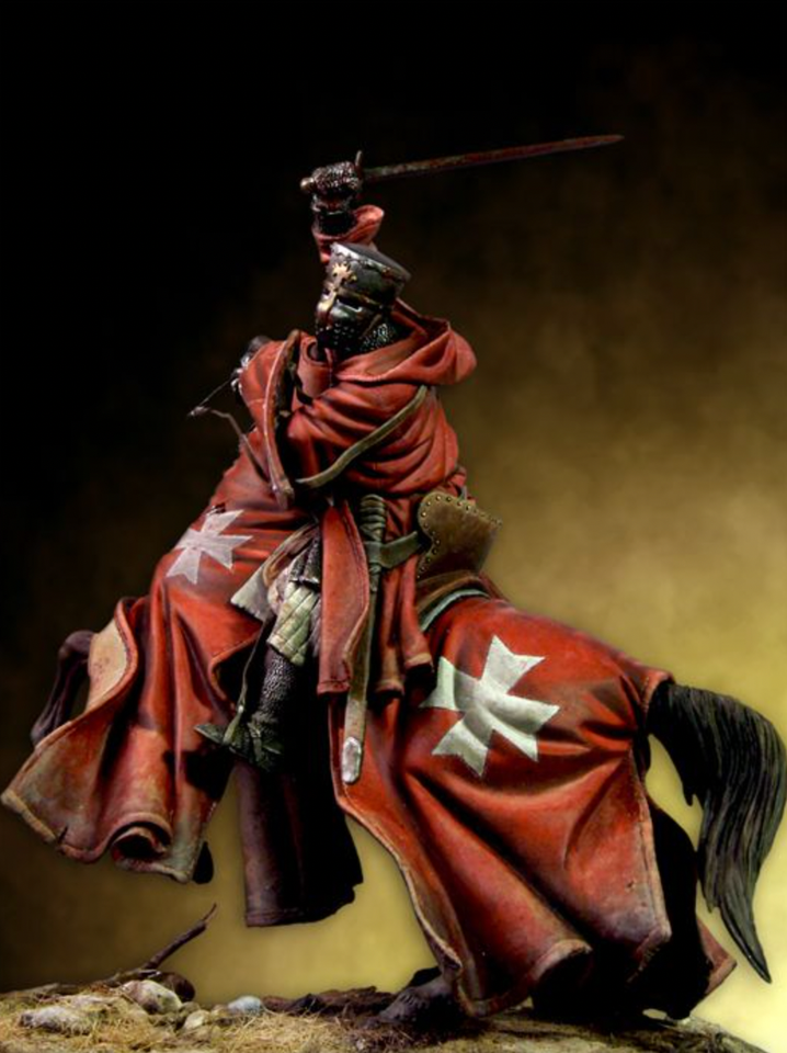 Brother Knight of Saint John Order 1:20 Painted Toy Soldier Pre-Sale ...