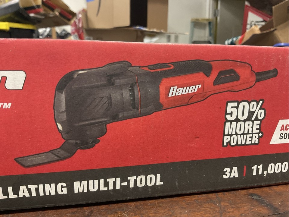 Bauer Variable Speed Corded Oscillating Multi-Tool - Item #19101-B Tool ...