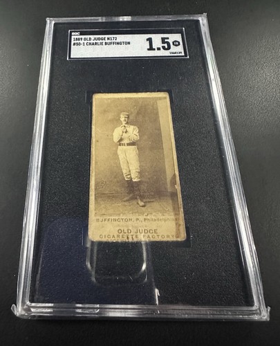 1887 1888 1889 N172 Old Judge #50-1 Charlie Buffington SGC 1.5 ...