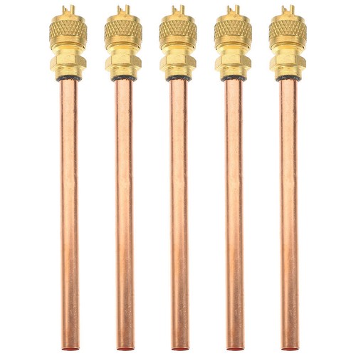 5 Pcs Liquid Valve Accessories Fridge Filling Valves Copper Service | eBay