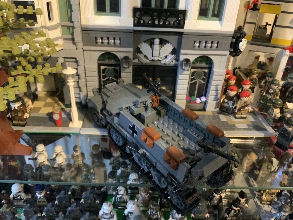 WW2 Lego Custom. Armoured German Halftrack Troop Carrier . | eBay UK