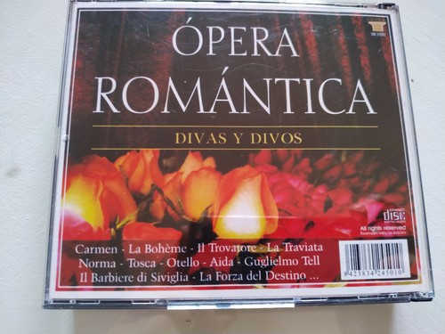 Opera Romantica Divas Y Divos Pavarotti Caballe domingo Callas Berganza ...