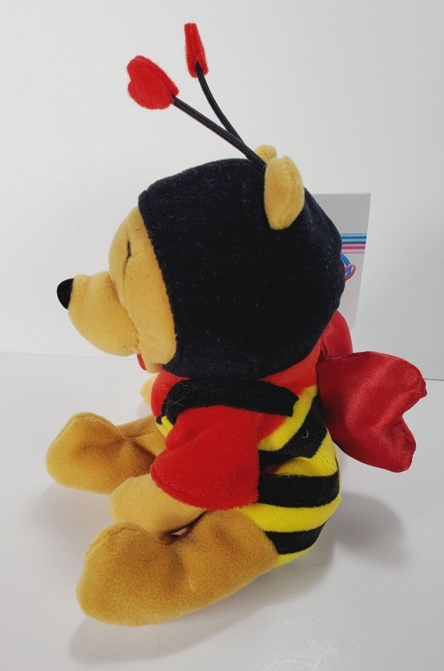 NEW Disney Winnie The Pooh VAL POOH BEAN BAG 8" LOVE BEE Plush Stuffed ...