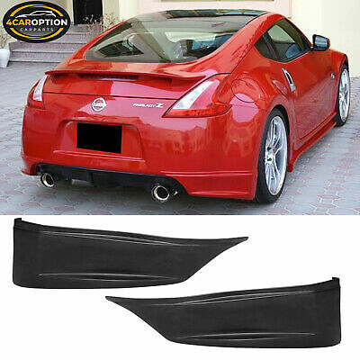 Fits 09-20 Nissan 370Z SS Style Rear Aprons Spat Rear Bumper Lip Pods ...
