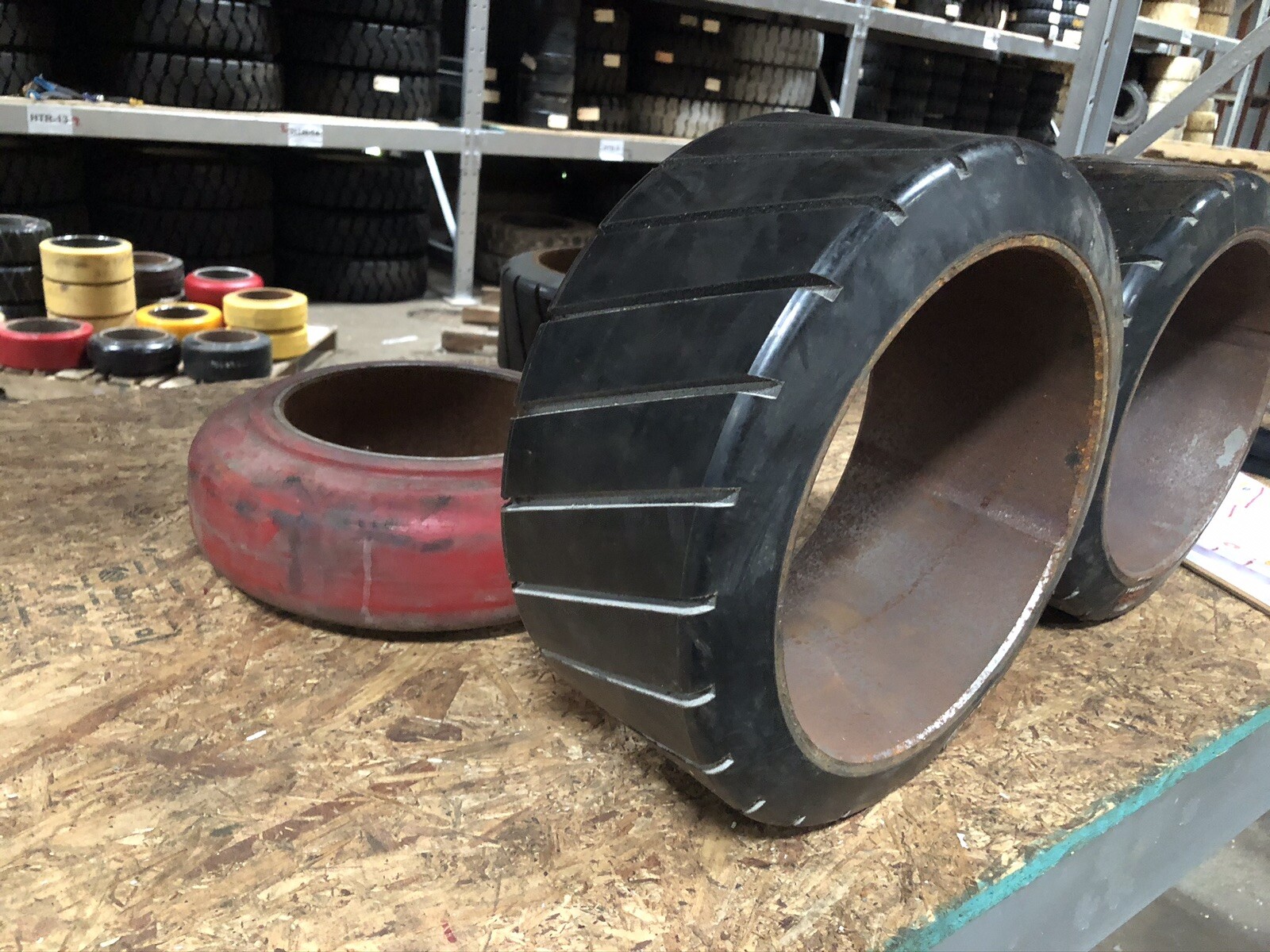 13 1/2x6x10 Thombert Poly Press On Tire Forklift Tires NashLift | eBay