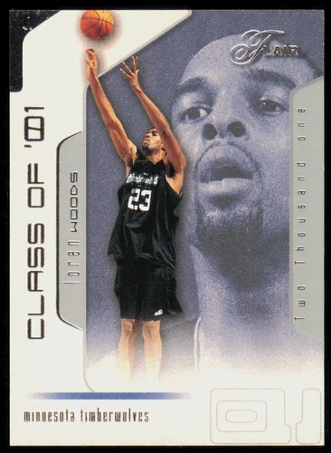 2001-02 Flair Loren Woods Rookie /1500 Minnesota Timberwolves #95 | eBay
