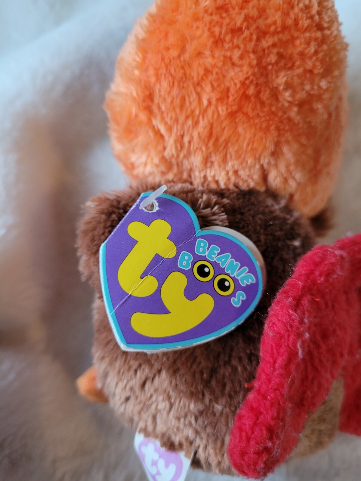 TY Beanie Boo 6” Plush Soft Toy Gobbles Turkey *Very Rare Orange* | eBay UK