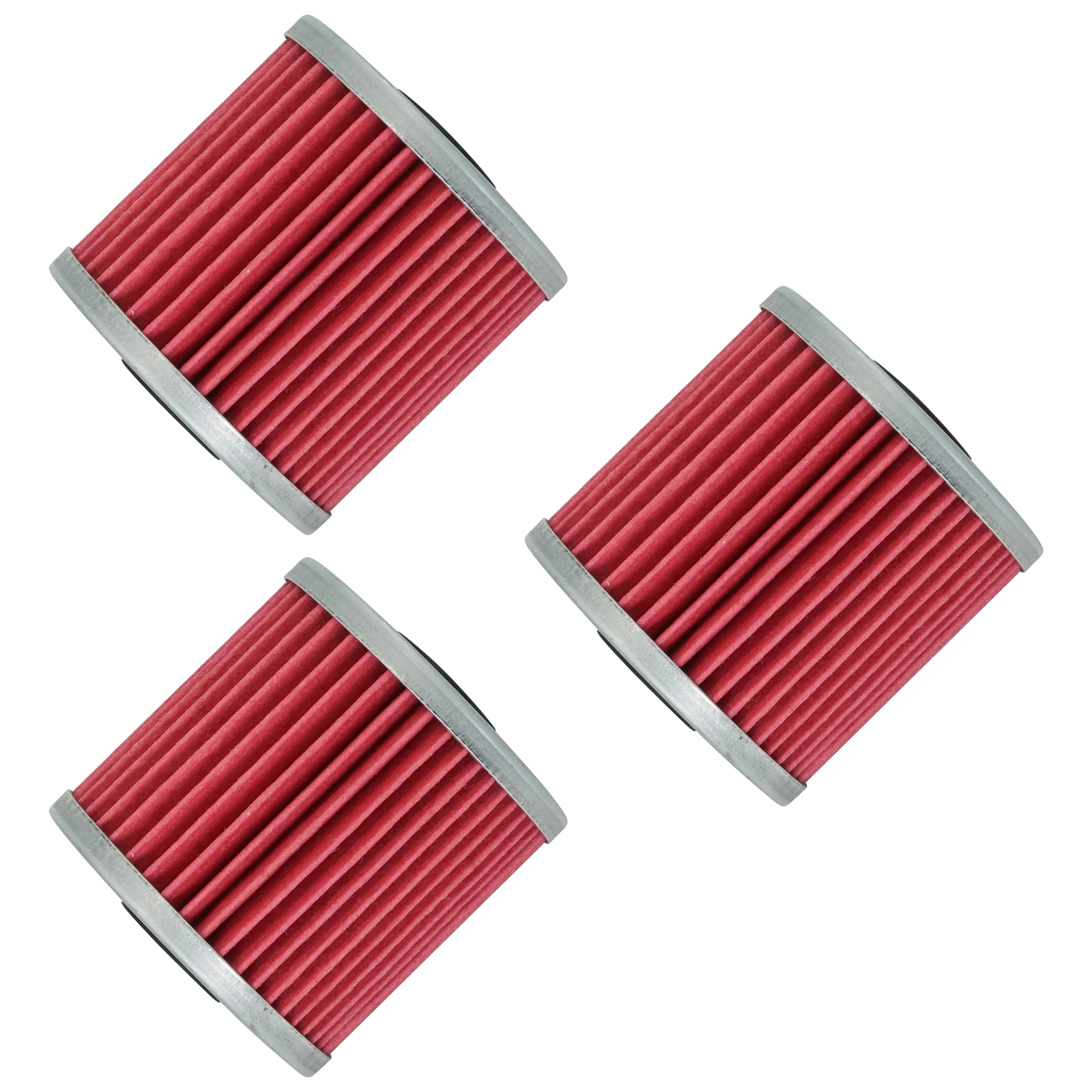 3 Pack Oil Filter for Kawasaki KLR650 KLR-650 KLR 650 1987-2018 16099 ...