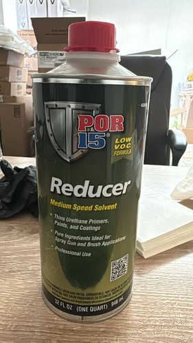 New POR-15 Reducer Medium Speed Solvent Quart 40804, Free Shipping St ...