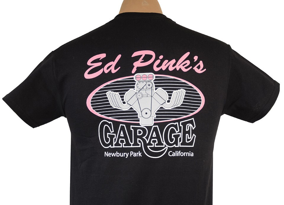 ED PINK'S GARAGE T-SHIRT ED PINK RACING, THE OLD MASTER | eBay