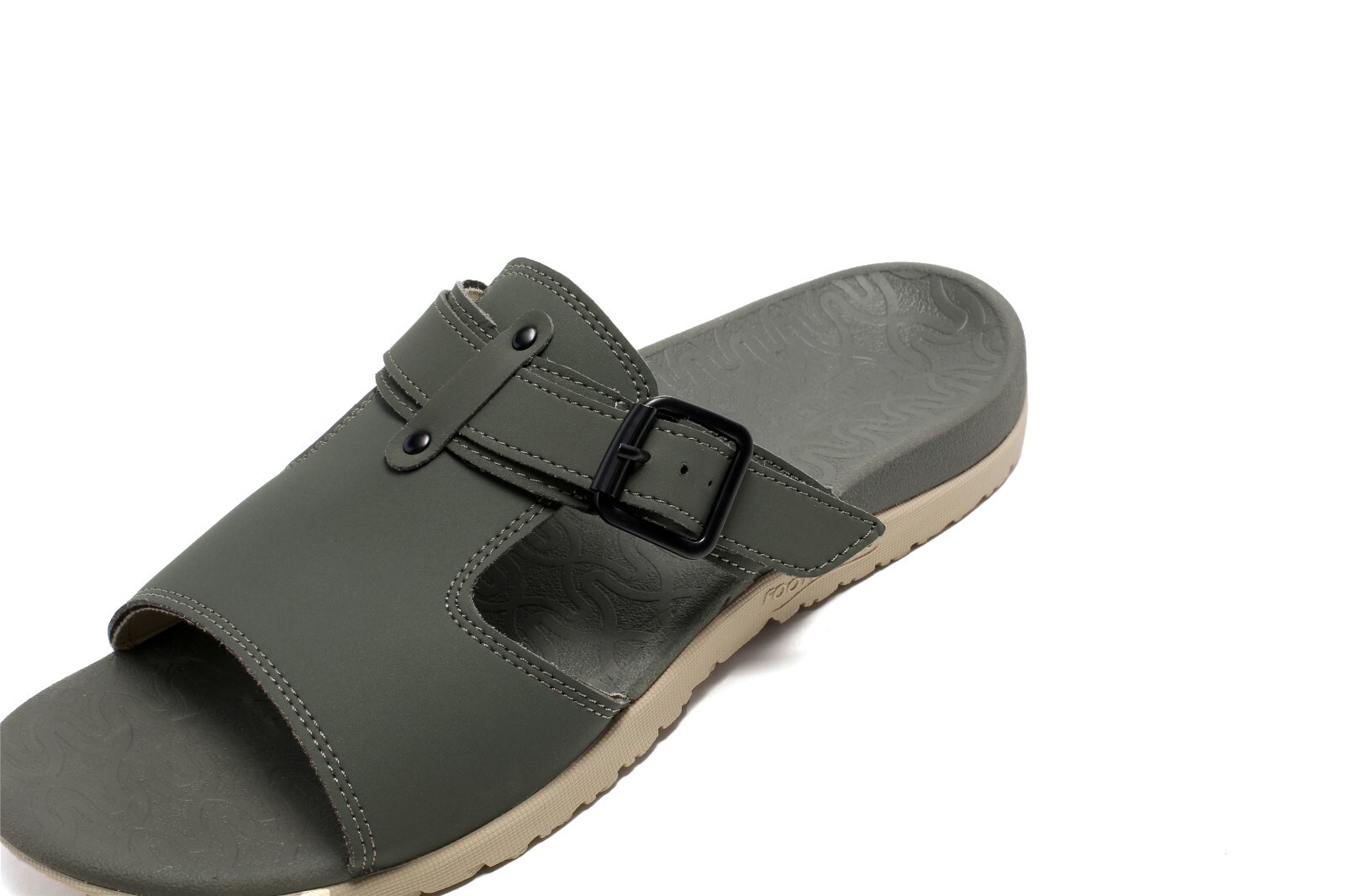 FOOT BIO-TEC Men Orthotic Sandals ——Social Olive— Adjustable (New ...