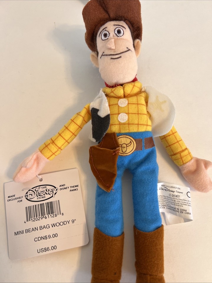 Toy Story Disney Store Woody & Buzz Lightyear Mini Bean Plush 8” & 9 ...