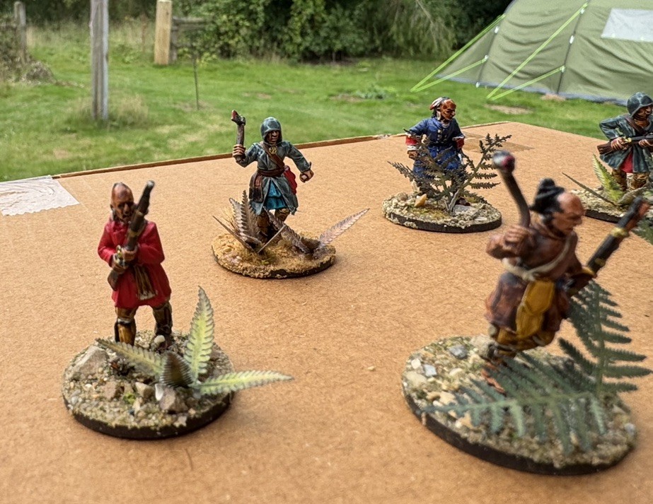 6 No 28mm Anglo French War Native Indian Scout Party. Well Painted And ...