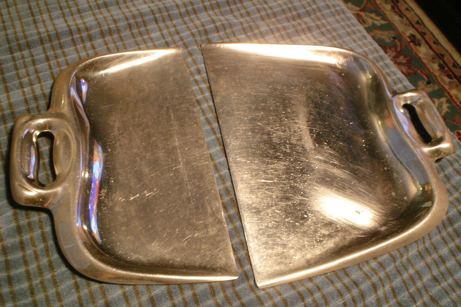 Vintage Chrome Table Crumb Scrapers Butler Sweep | eBay