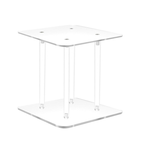 6X6X6" Clear Riser Acrylic Transparent Plexiglass Pedestal Table ...
