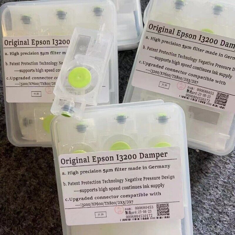 8PC Original Epson I3200 Ink Damper for Epson XP600 TX800 DX5 DX7 4720 ...
