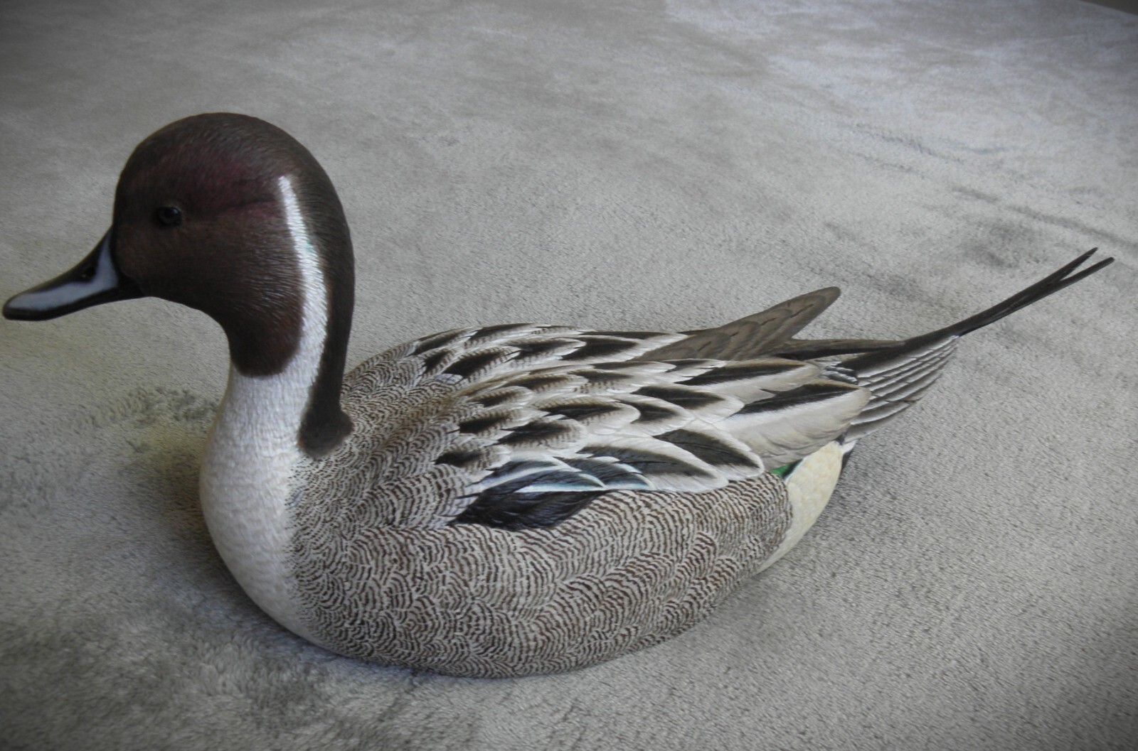 Original wood carving of a Pintail Drake duck | eBay
