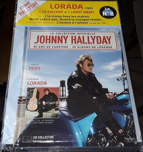 NEUF SCELLE JOHNNY HALLYDAY LIVRE ET CD LORADA 1995 LA COLLECTION OFFICIELLE | eBay