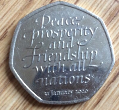 BREXIT RARE 50P COIN 2020 CIRCULATED | eBay UK
