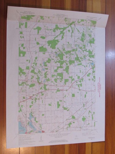 Springville Indiana 1964 Original Vintage USGS Topo Map | eBay