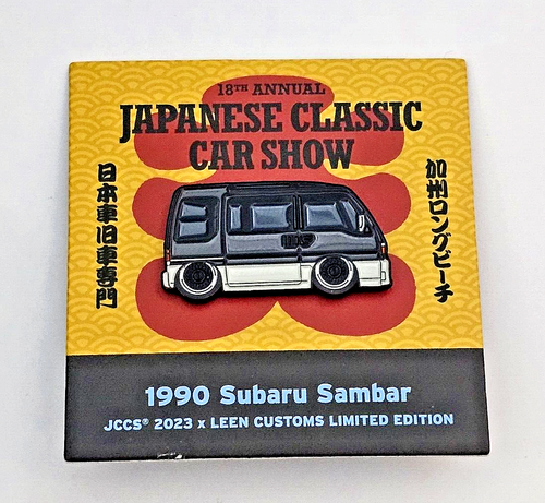 Leen Customs: 2023 JCCS '90 Subaru Sambar Limited Edition Enamel Pin ...