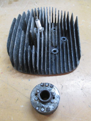 Suzuki 1976 RM370 Cylinder Head & Flywheel Magneto Parts Lot | eBay