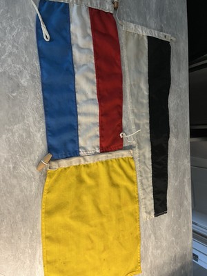 Marine courtesy Flags x3 | eBay UK